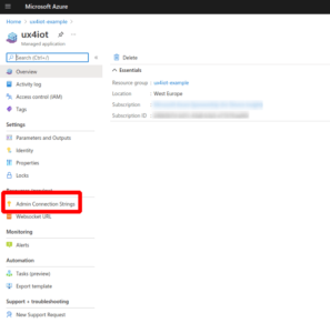 Visualize data from Azure IoT Hub using React and ux4iot