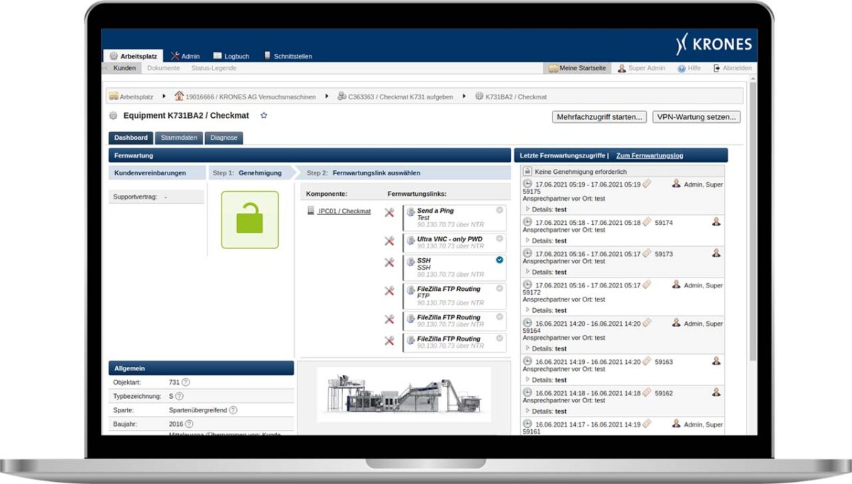 Case Study Krones - Mit IoT zum rechtssicheren Remote Service